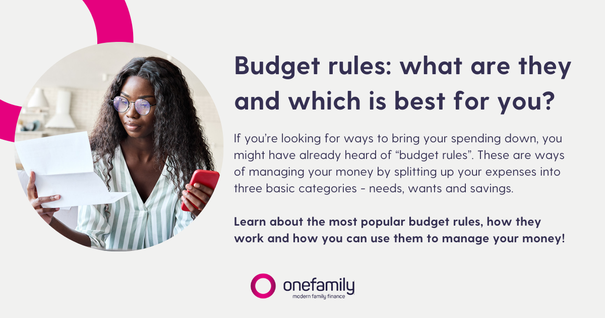 What are 'budget rules' and how do they work? | OneFamily